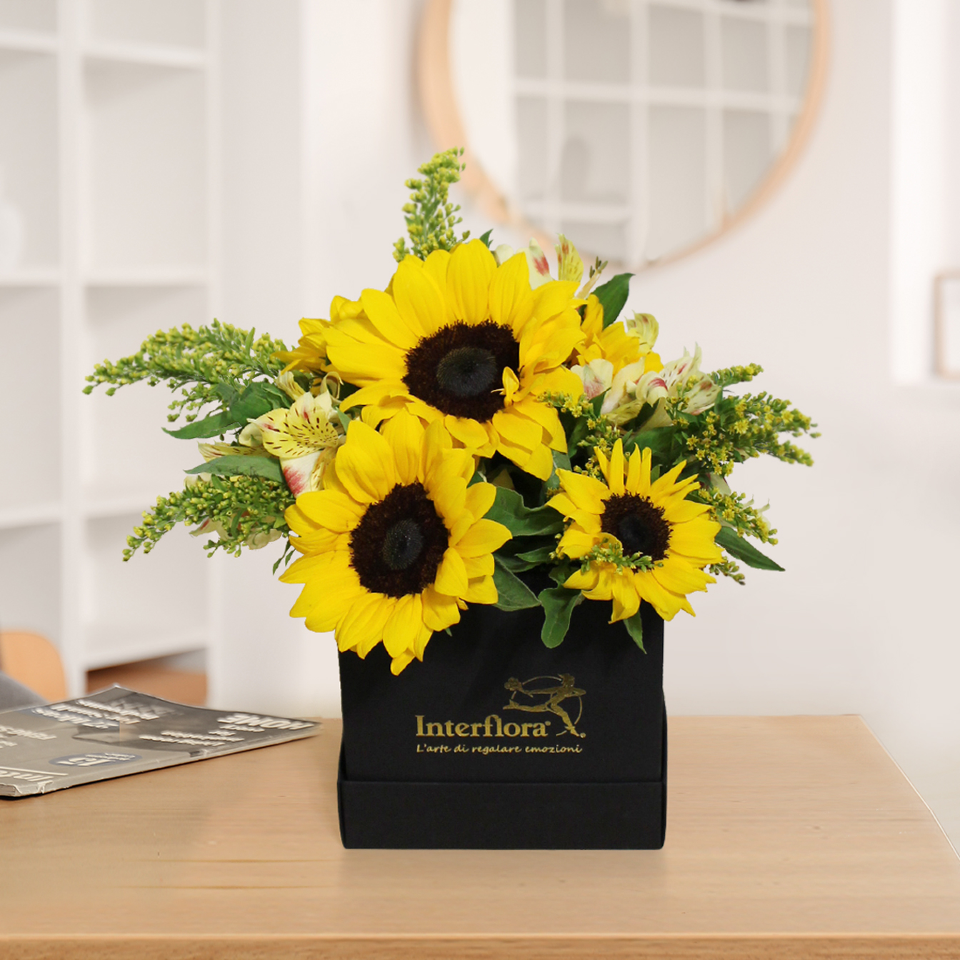 Scatole di fiori : flower box a domicilio - Interflora